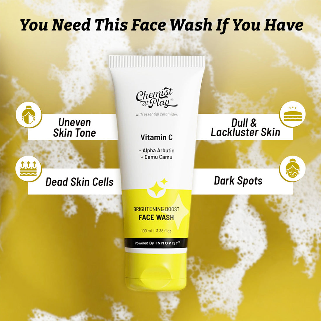 Brightening Boost Face wash | Chemist At Play – Innovist