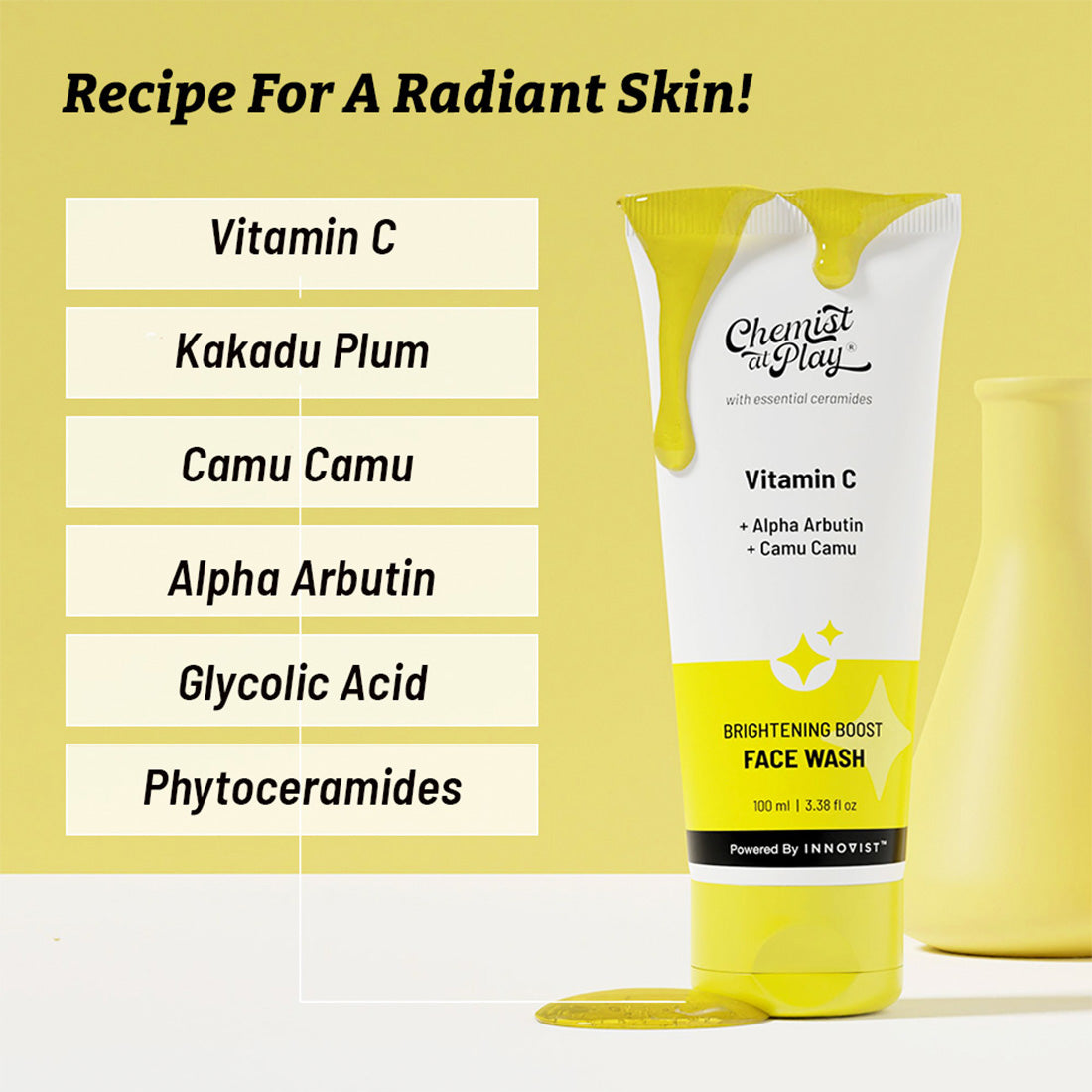 Brightening Boost Face wash | Chemist At Play – Innovist