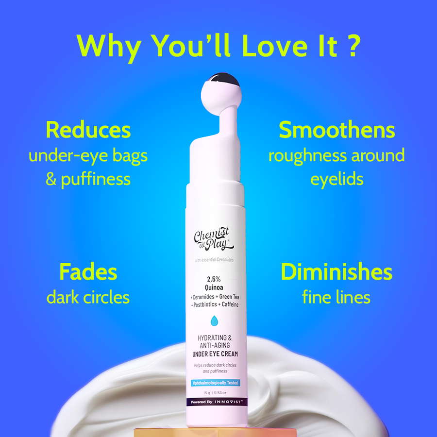 Under Eye Cream for Dark Circles & Wrinkles - Chemist At Play – Innovist