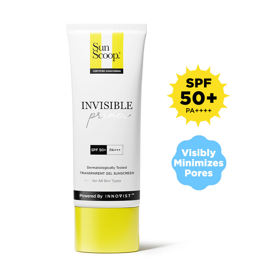 Invisible Primer Sunscreen for Open Pores, SPF 50 & PA+++ | Sunscoop
