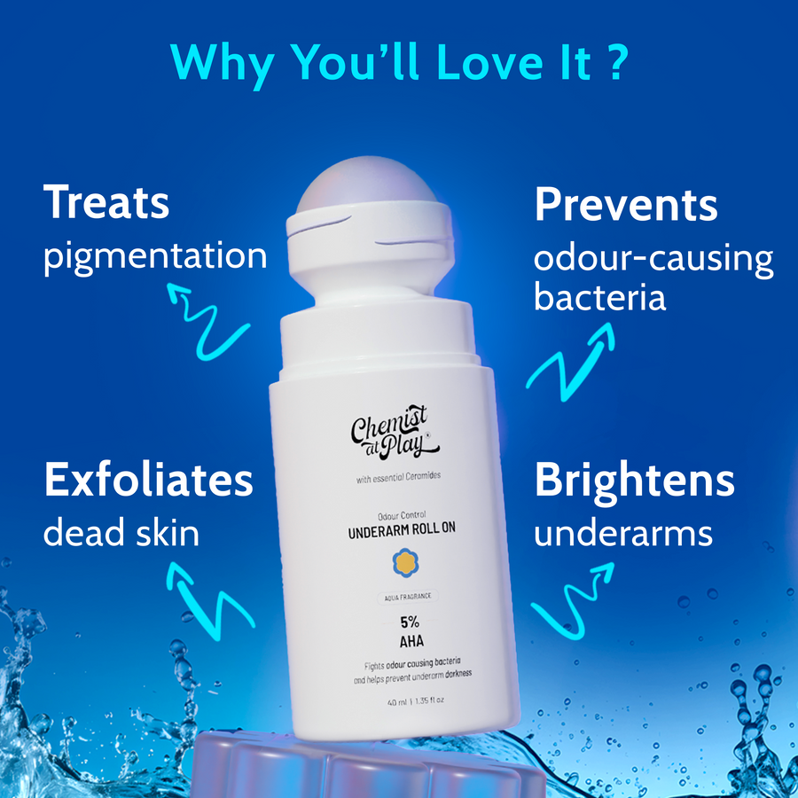Underarm Roll On for dark underarms & odour control | Chemist At Play