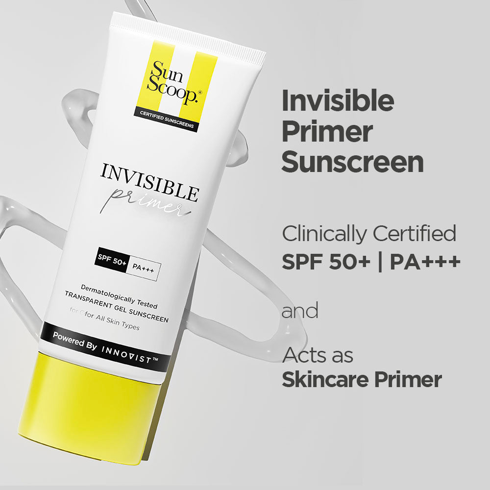 Invisible Primer Sunscreen for Open Pores, SPF 50 & PA+++ | Sunscoop ...