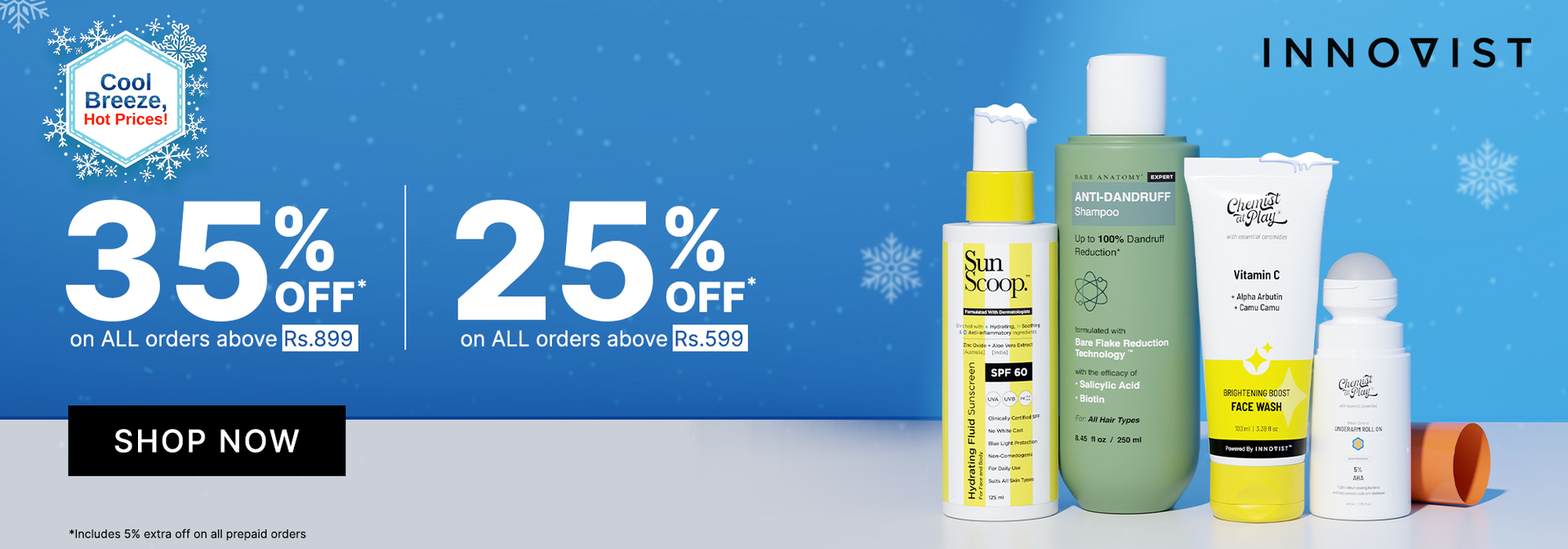 Innovist: Save Up to 40% OFF on Personal Care. Winter Sale is Here!