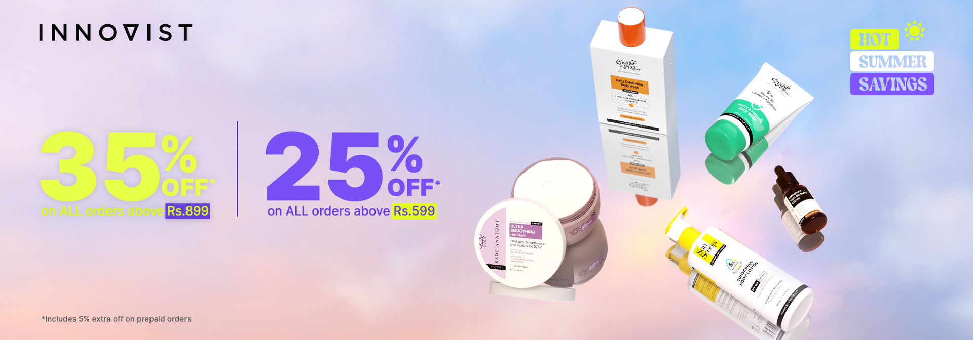 Innovist: Buy Any Hair, Skin & Sun Care Products in India