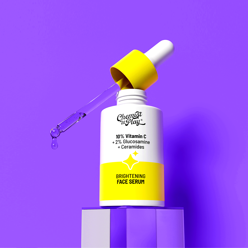 10% Vitamin C Face Serum for Glowing & Bright Skin- Chemist At Play ...