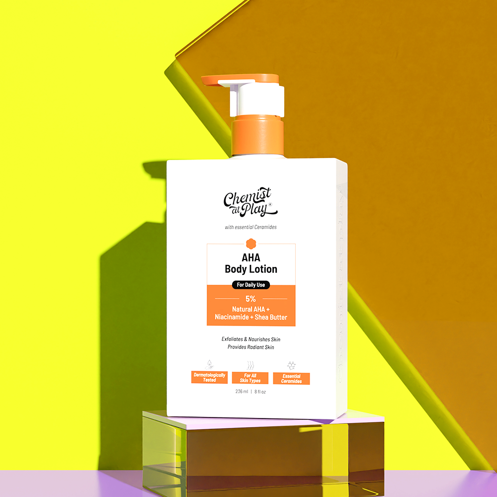 AHA Body Lotion with Niacinamide for Smooth Skin | Chemist At Play