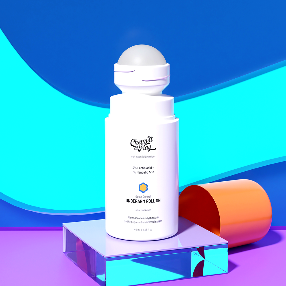 Buy Underarm Roll On for Odour Control & Pigmentation- Chemist At Play ...