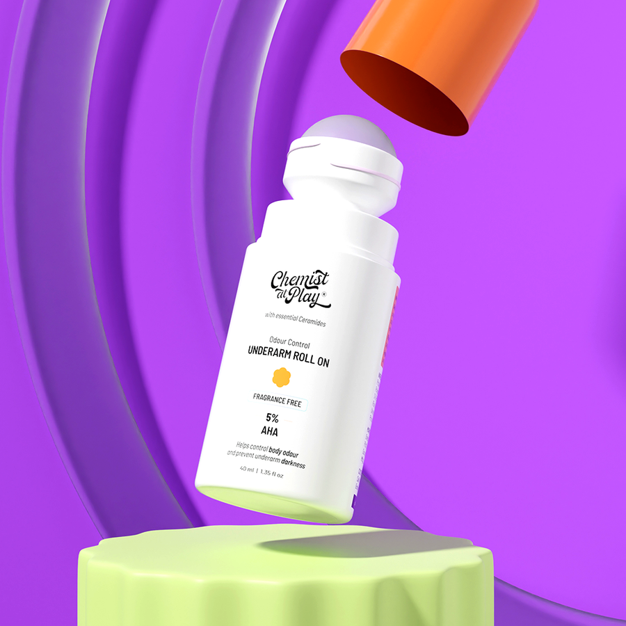 Buy Underarm Roll On for Odour Control & Pigmentation- Chemist At Play ...