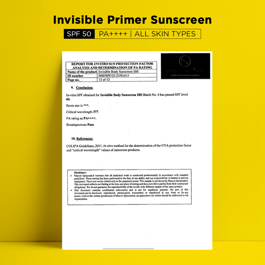 Invisible Primer Sunscreen for Open Pores, SPF 50 & PA+++ | Sunscoop ...