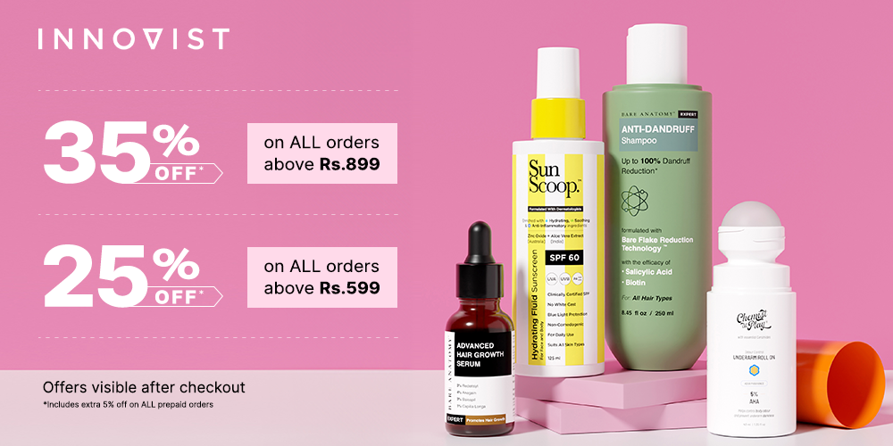 Innovist: Buy Any Hair, Skin & Sun Care Products in India