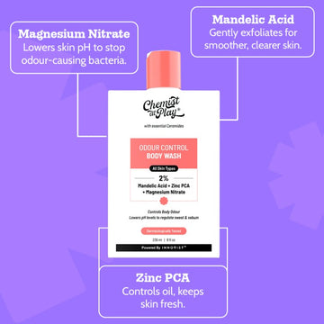 2% Mandelic Acid Odour Control Body Wash - Pack of 2 | Chemist at Play