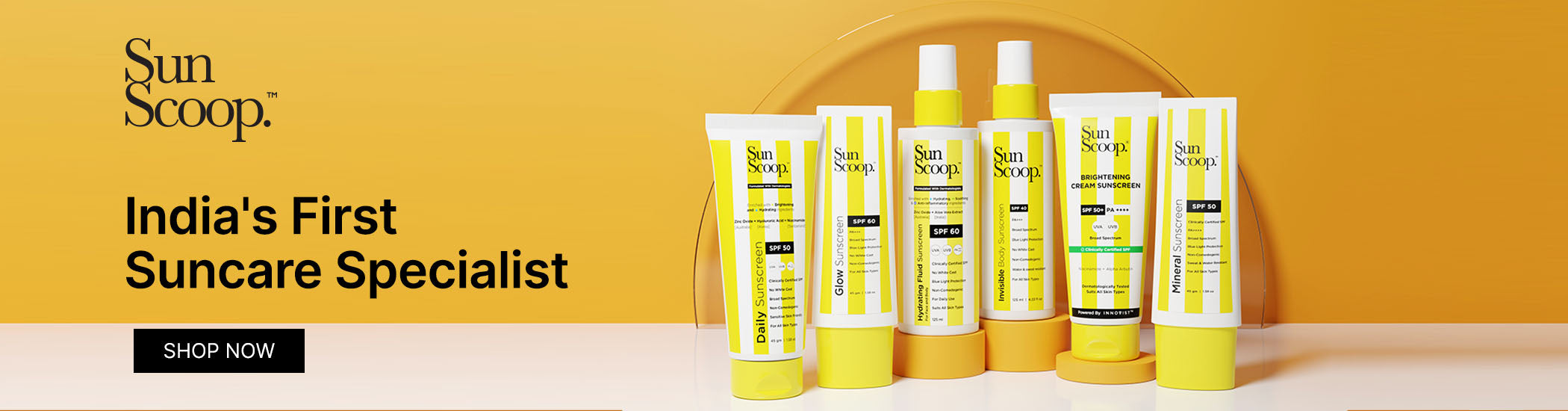 Shop SunScoop SPF Sunscreen Products Online at Innovist