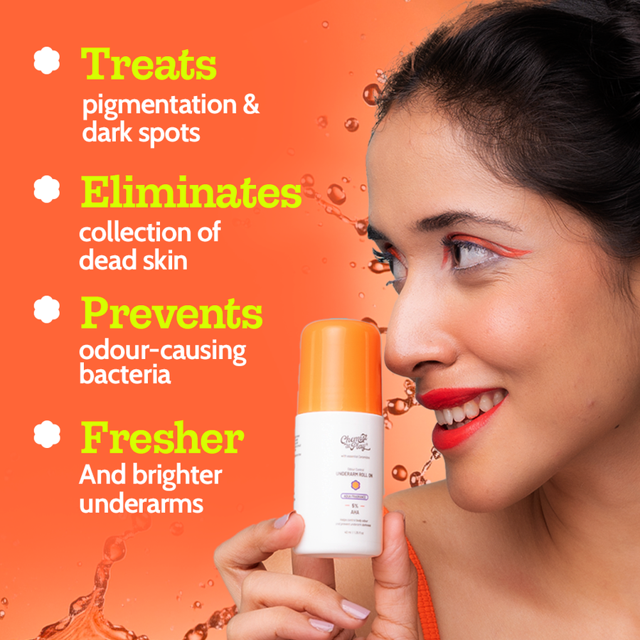 Buy Underarm Roll On Set for Odour Control & Pigmentation- Chemist At ...
