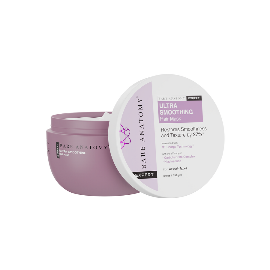 Ultra Smoothing Hair Mask for Silky, Shiny & Smooth Hair | Bare Anatomy