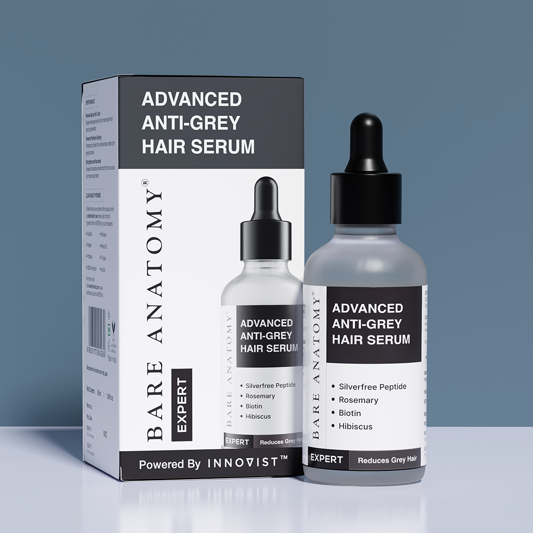 Advanced Anti-Grey Serum with Silverfree Peptide, Rosemary, Biotin - 5