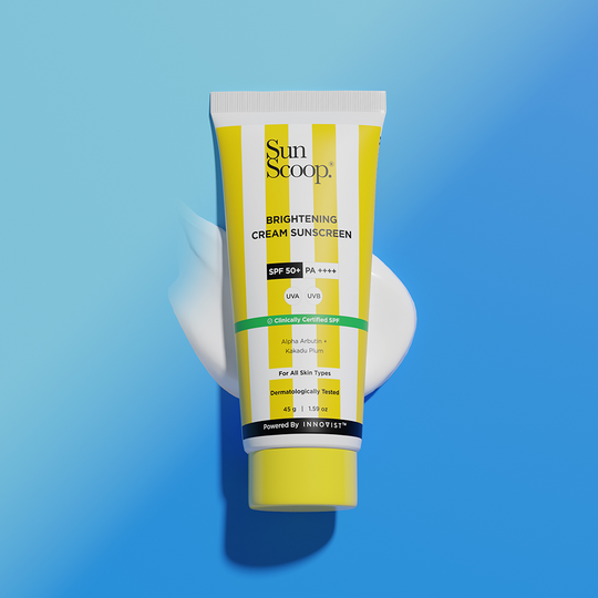 Skin Brightening Sunscreen with SPF50 for All Skin Types |Sunscoop ...