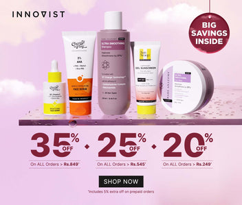 Innovist: Get Flat 35% OFF on Skincare, Haircare & Suncare Products
