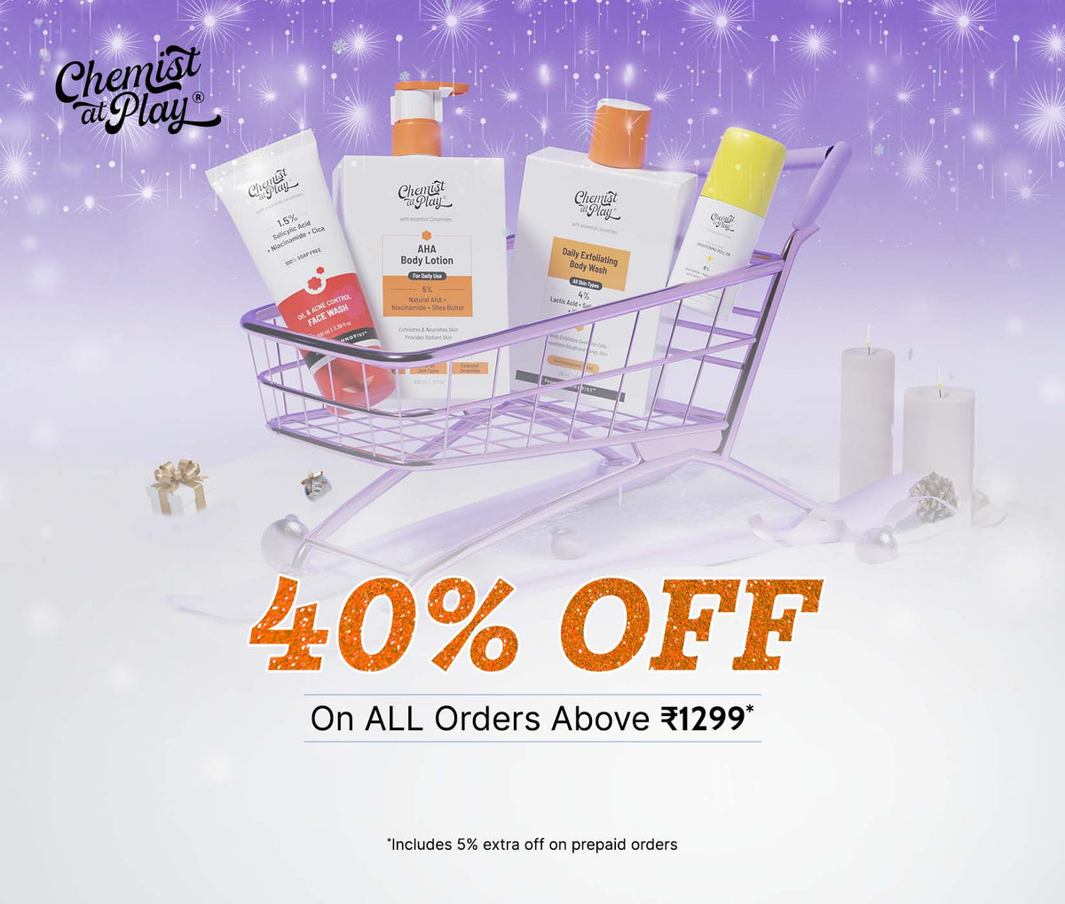 40% OFF on orders above 1299 GPAY CAP – Innovist